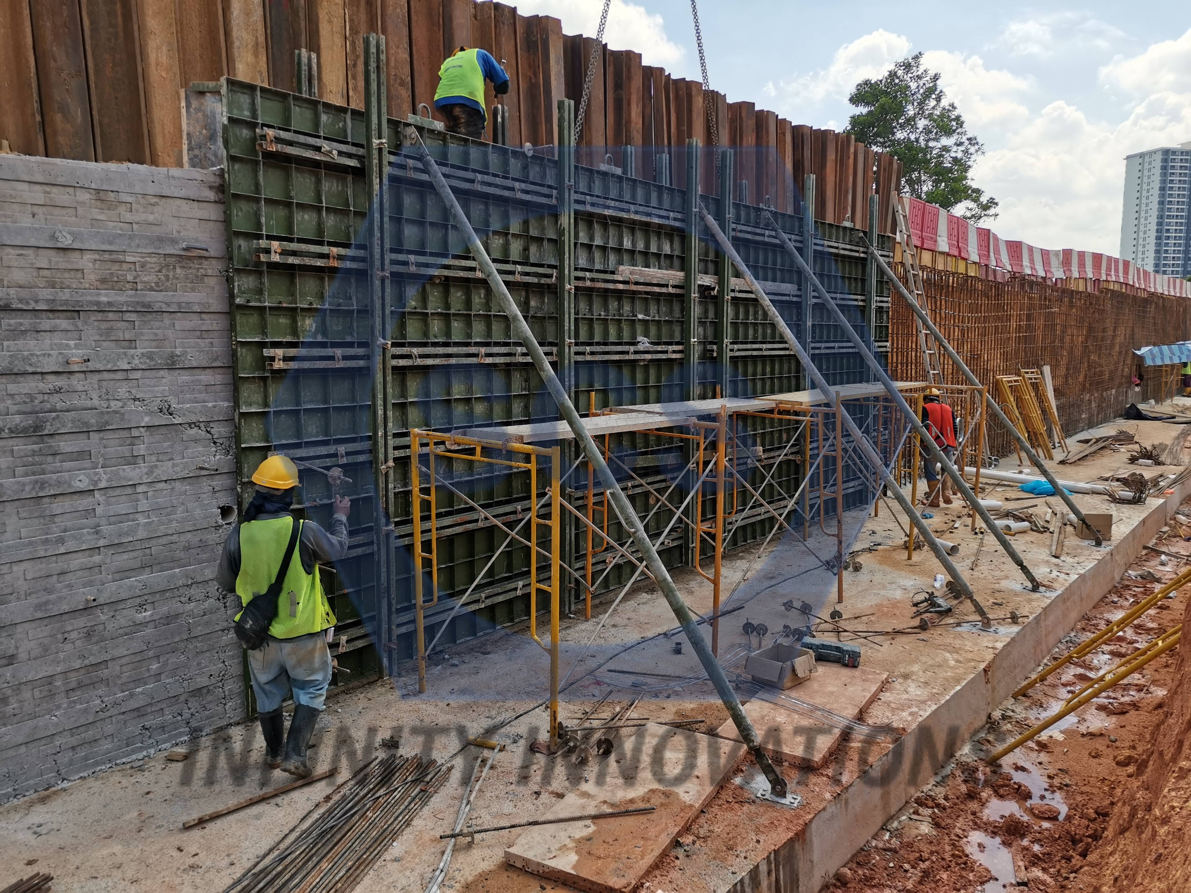 Retaining Wall Kempas Interchange