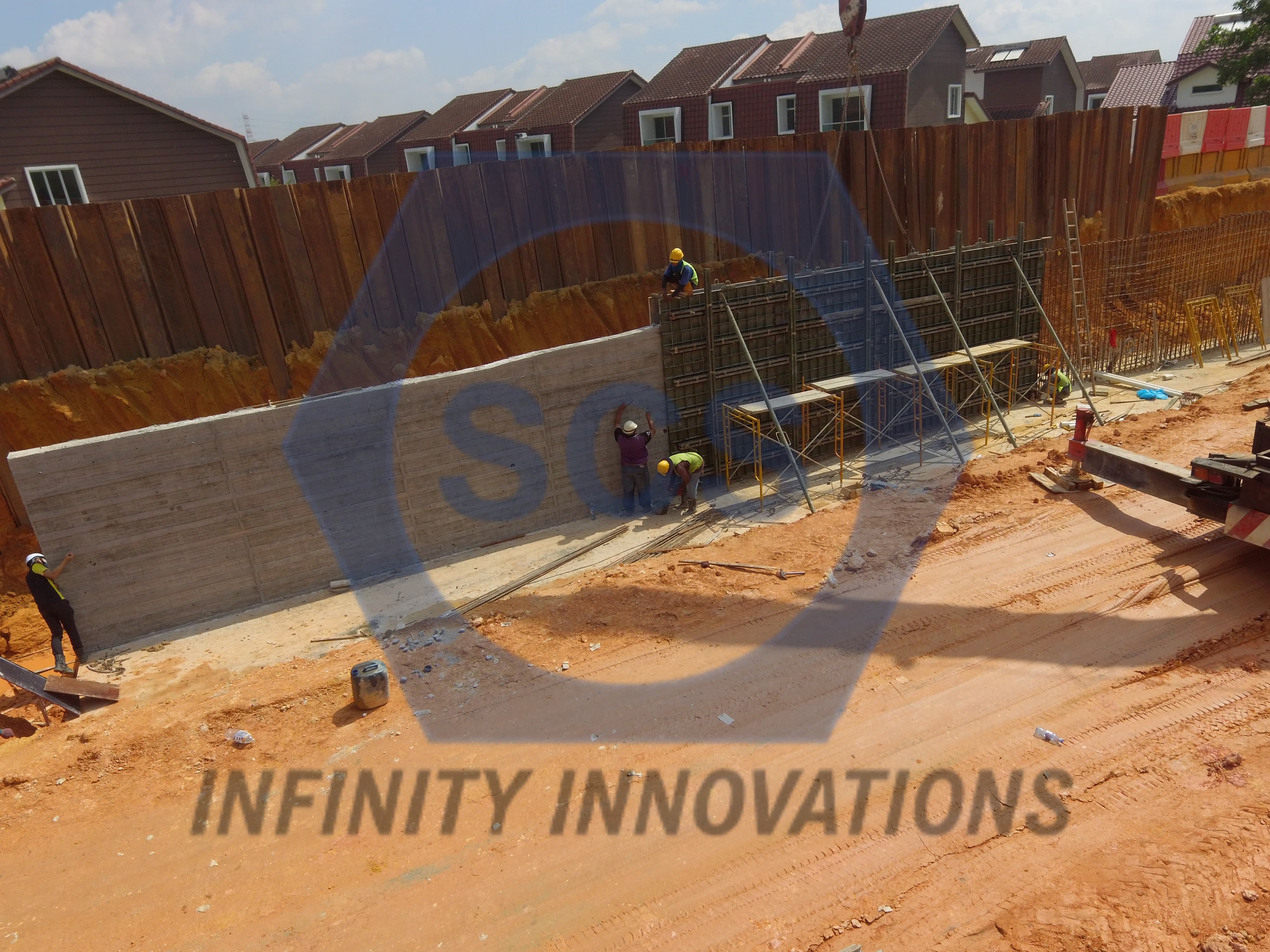 Retaining Wall Kempas Interchange