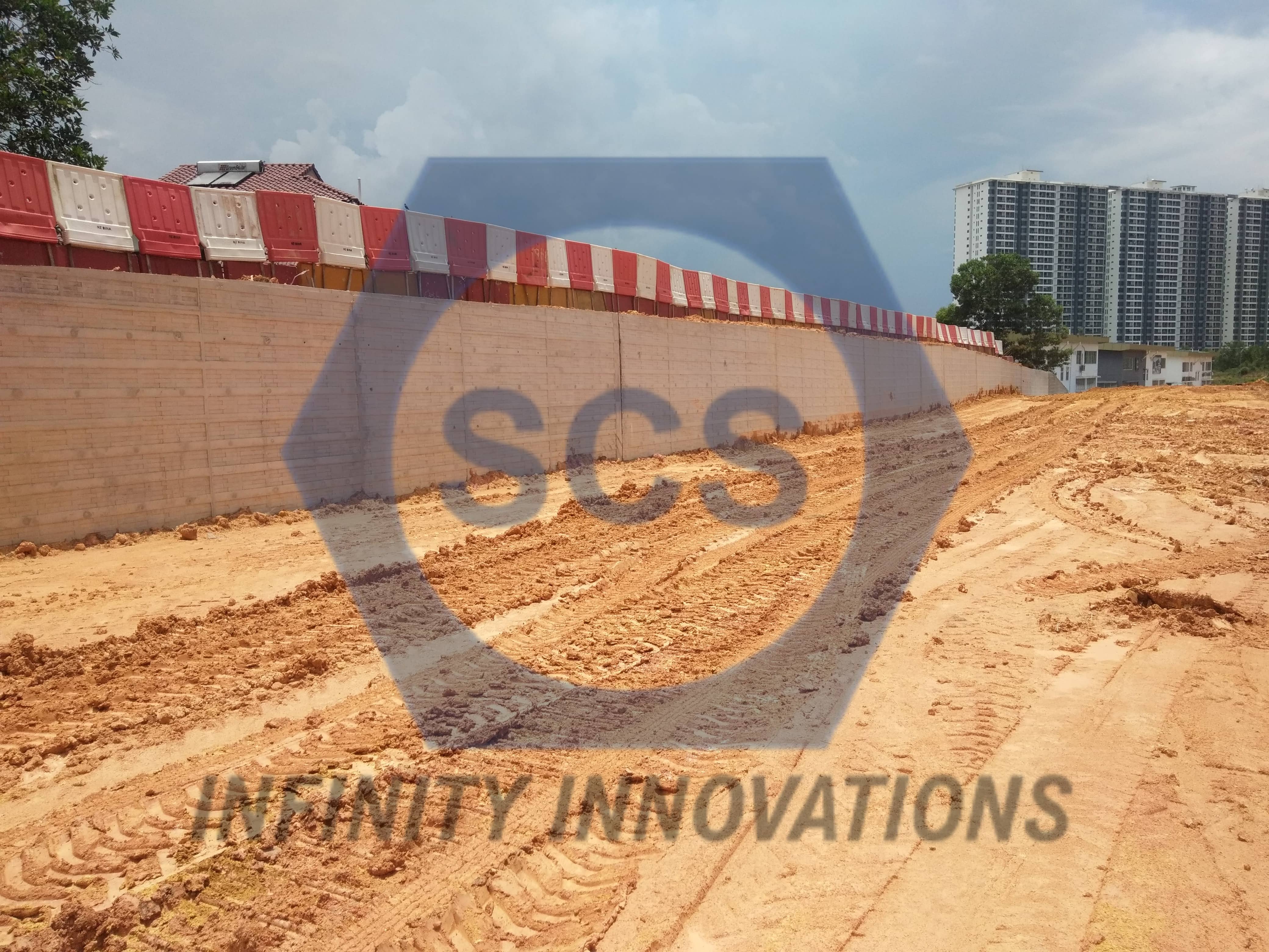 Retaining Wall Kempas Interchange