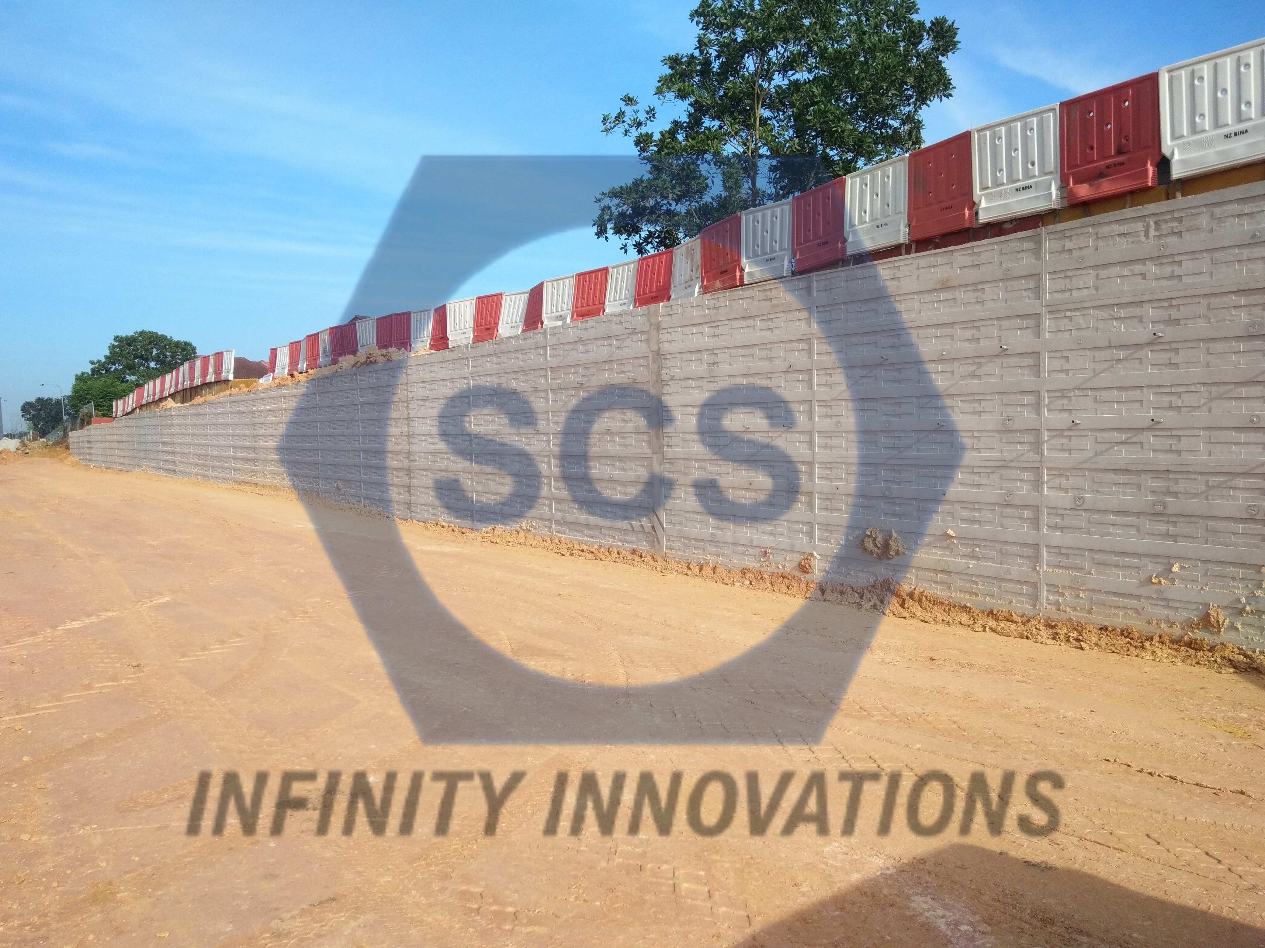 Retaining Wall Kempas Interchange